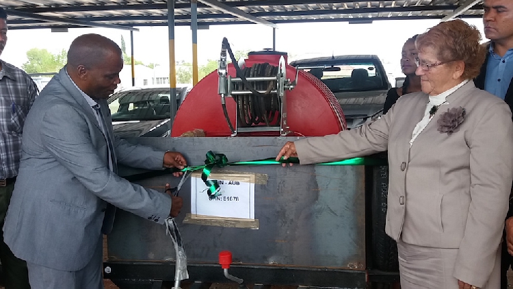 Firefighting tanks for three settlements - The Namibian