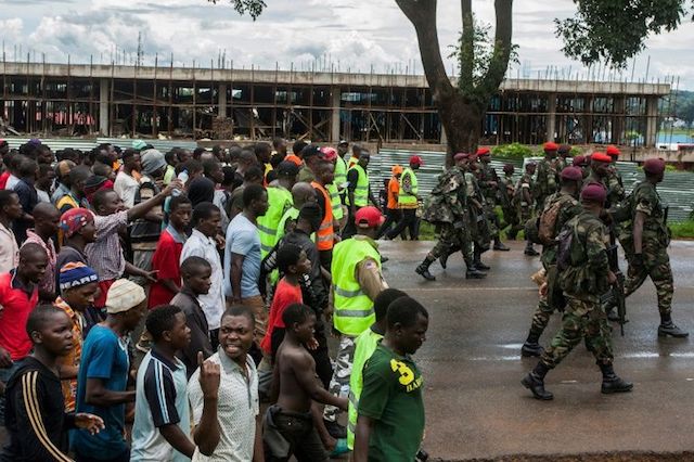 Malawi troops protect demonstrators in rare African exception - The ...
