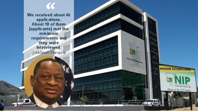 Shangula cleans house at NIP - The Namibian