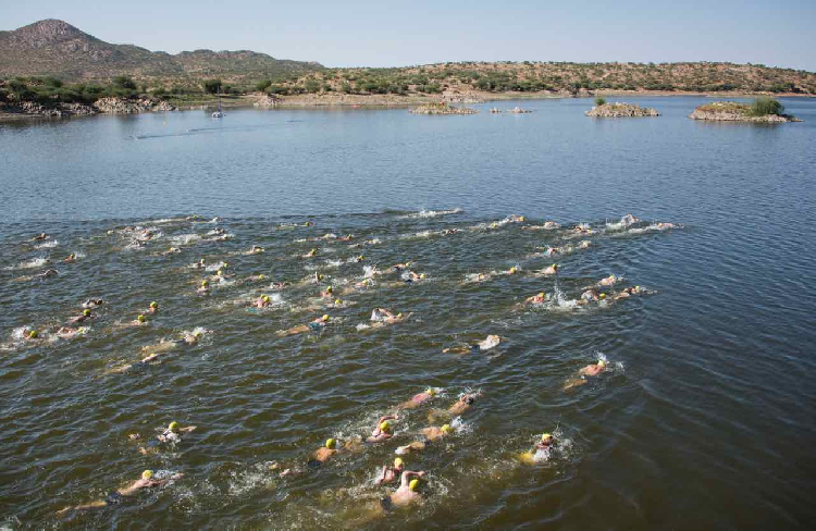 Top swimmers at Open Water Swim - The Namibian