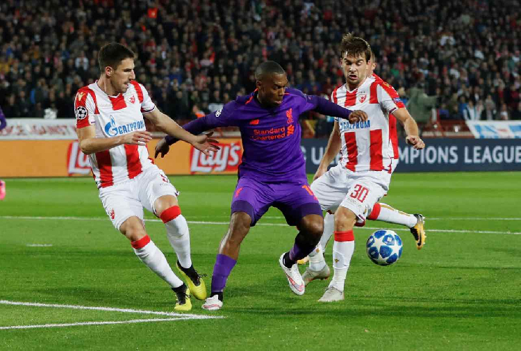 Red Star shock Liverpool for first Champions League win in 26 years ...