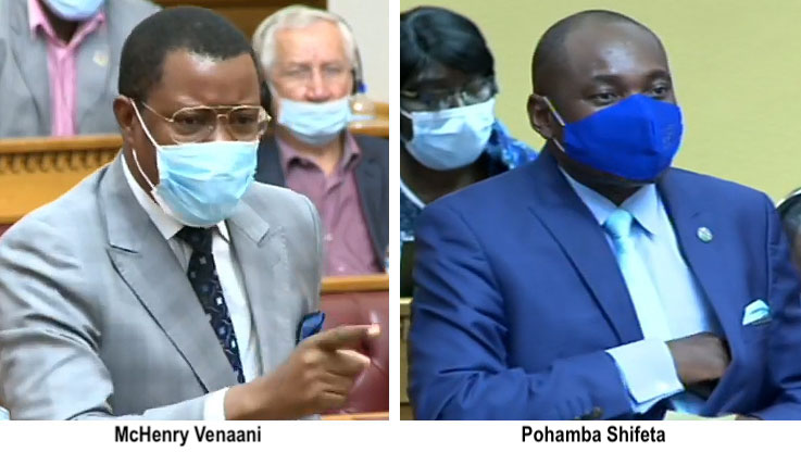 Venaani accuses of Swapo of 'quid pro quo' politics - The Namibian