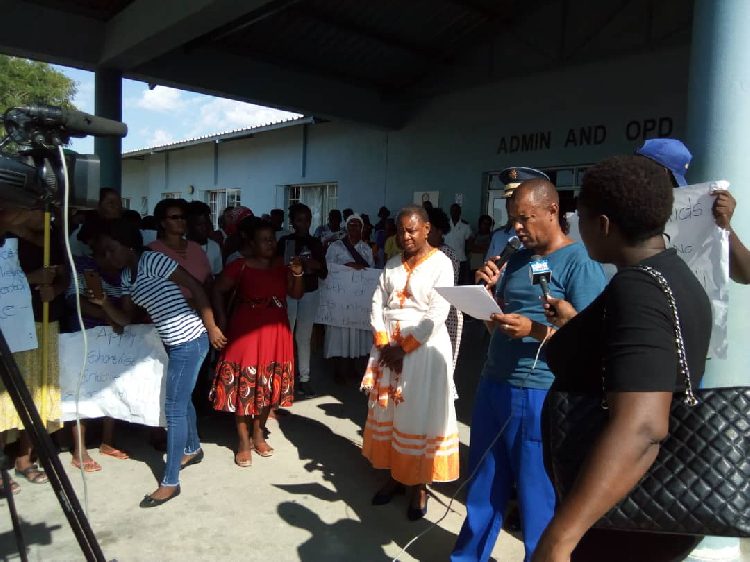 Outjo youths demonstrate over struggle kids - The Namibian