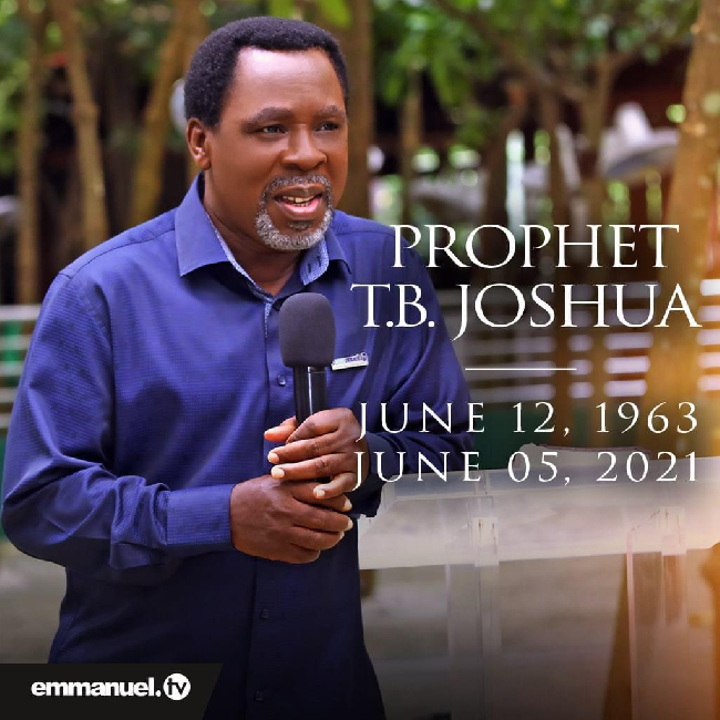 TB Joshua dies - The Namibian