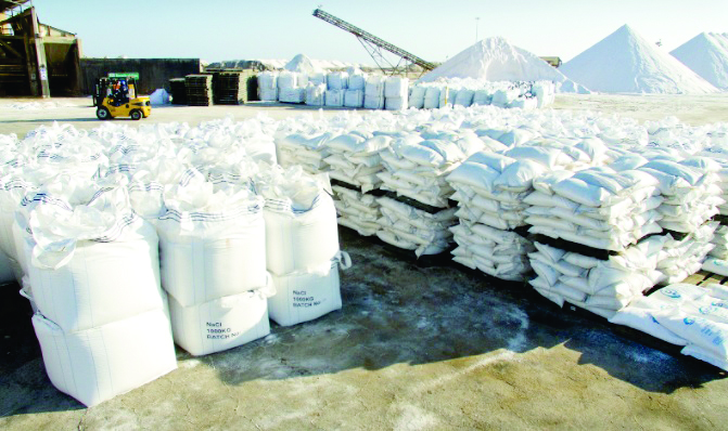 Walvis Bay sees increase in salt exports - The Namibian