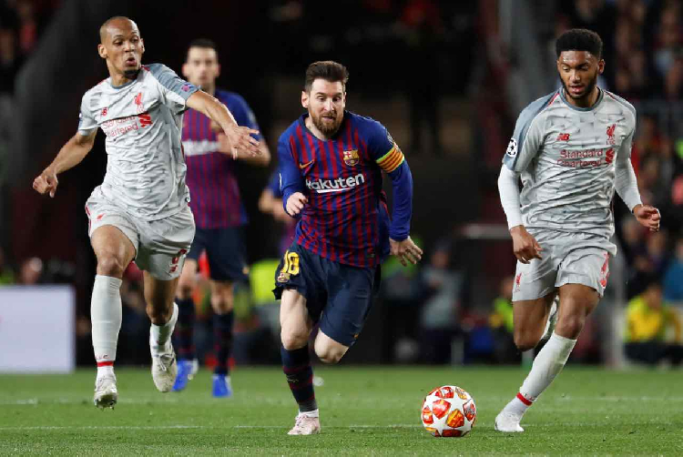 Magical Messi double leaves Liverpool on the brink - The Namibian