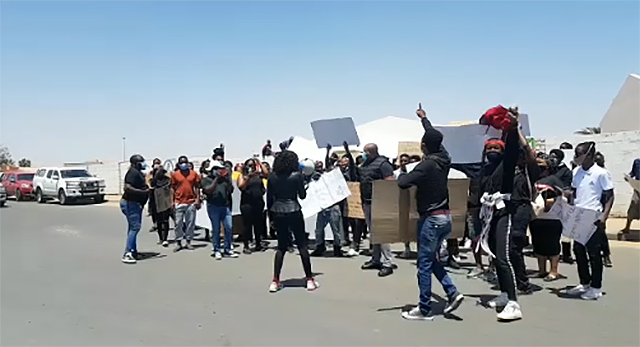 Protesters urged to cooperate with law enforcement - The Namibian