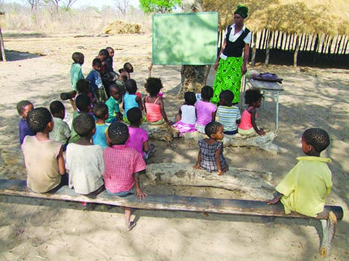 Open-air classrooms still order of the day - The Namibian