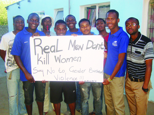 Young men join the fight against gender-based violence - The Namibian