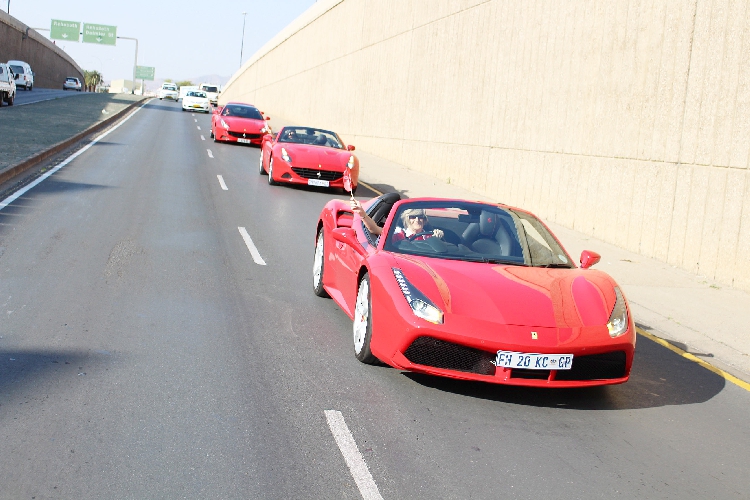 Ferrari and Shell Light Up Windhoek - The Namibian