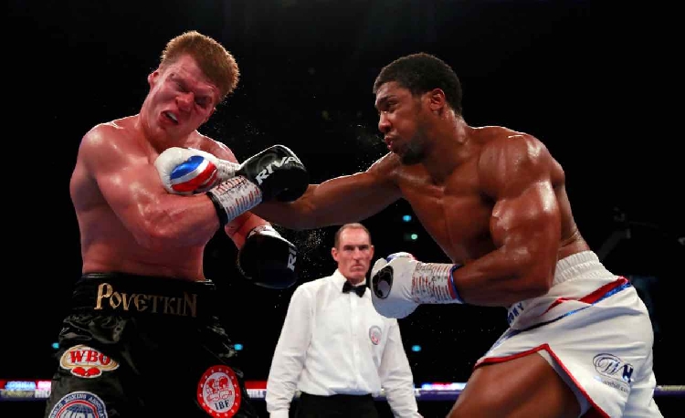Joshua overpowers Povetkin to retain world heavyweight titles - The ...