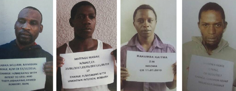 Four inmates escape from custody - The Namibian
