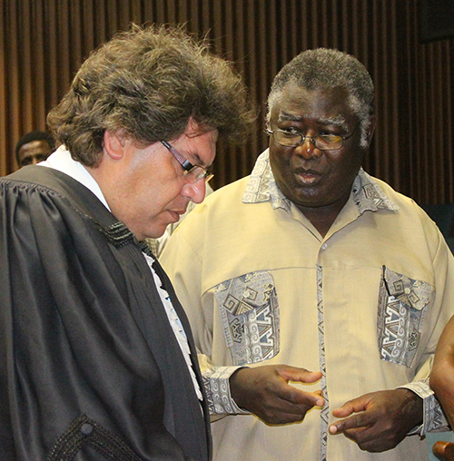 Silence in treason trial - The Namibian