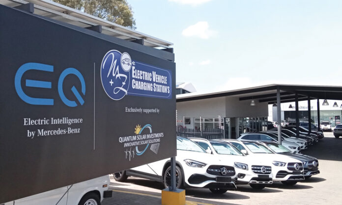 Solar-powered recharging for electric vehicles - The Namibian