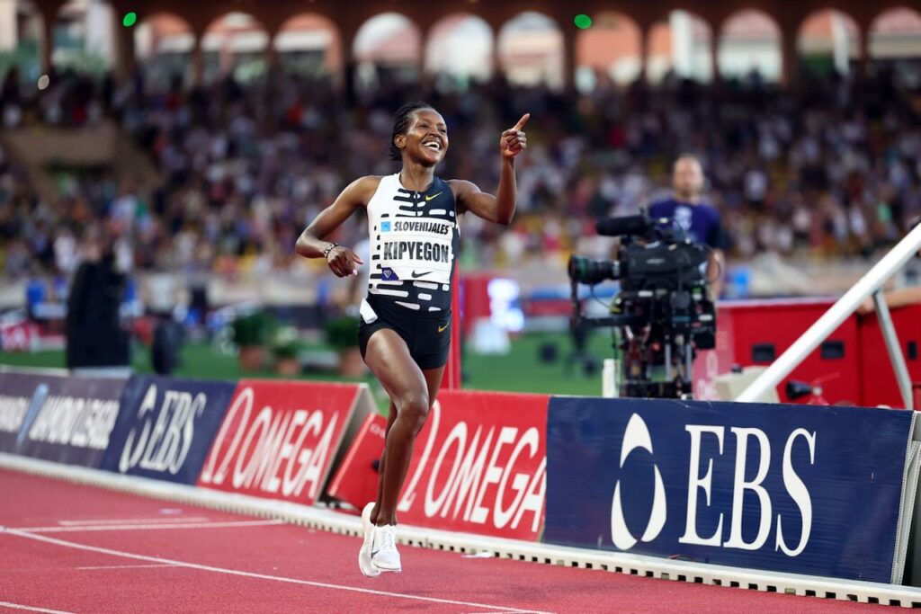 Kenya's Kipyegon sets women's mile world record, her third of season ...