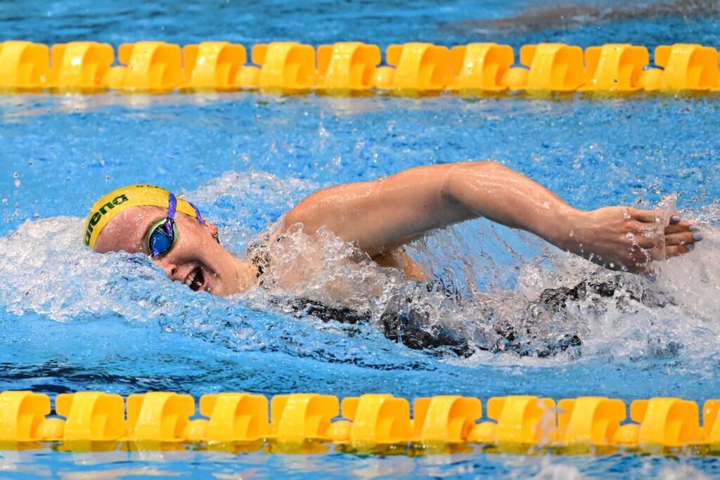 O'Callaghan breaks record as Marchand adds more swimming gold - Sport ...