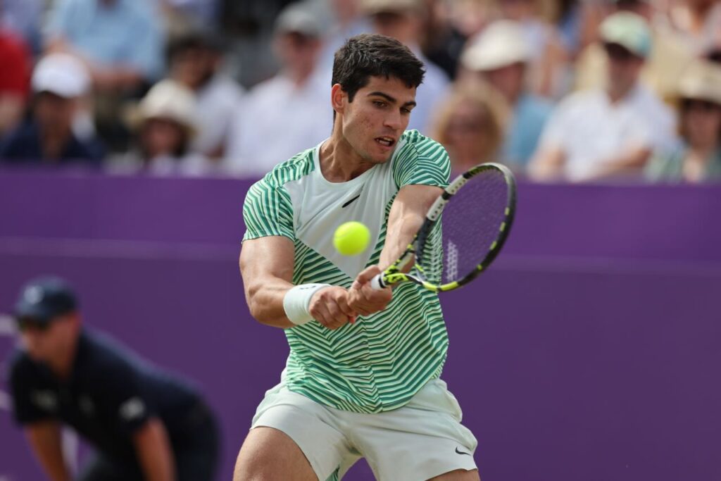 Alcaraz into US Open last eight as Pegula, Jabeur crash out - Sport ...