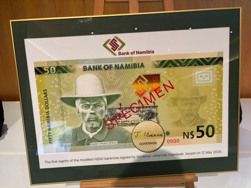 Central bank launches modified N$50 banknote - Business - The Namibian