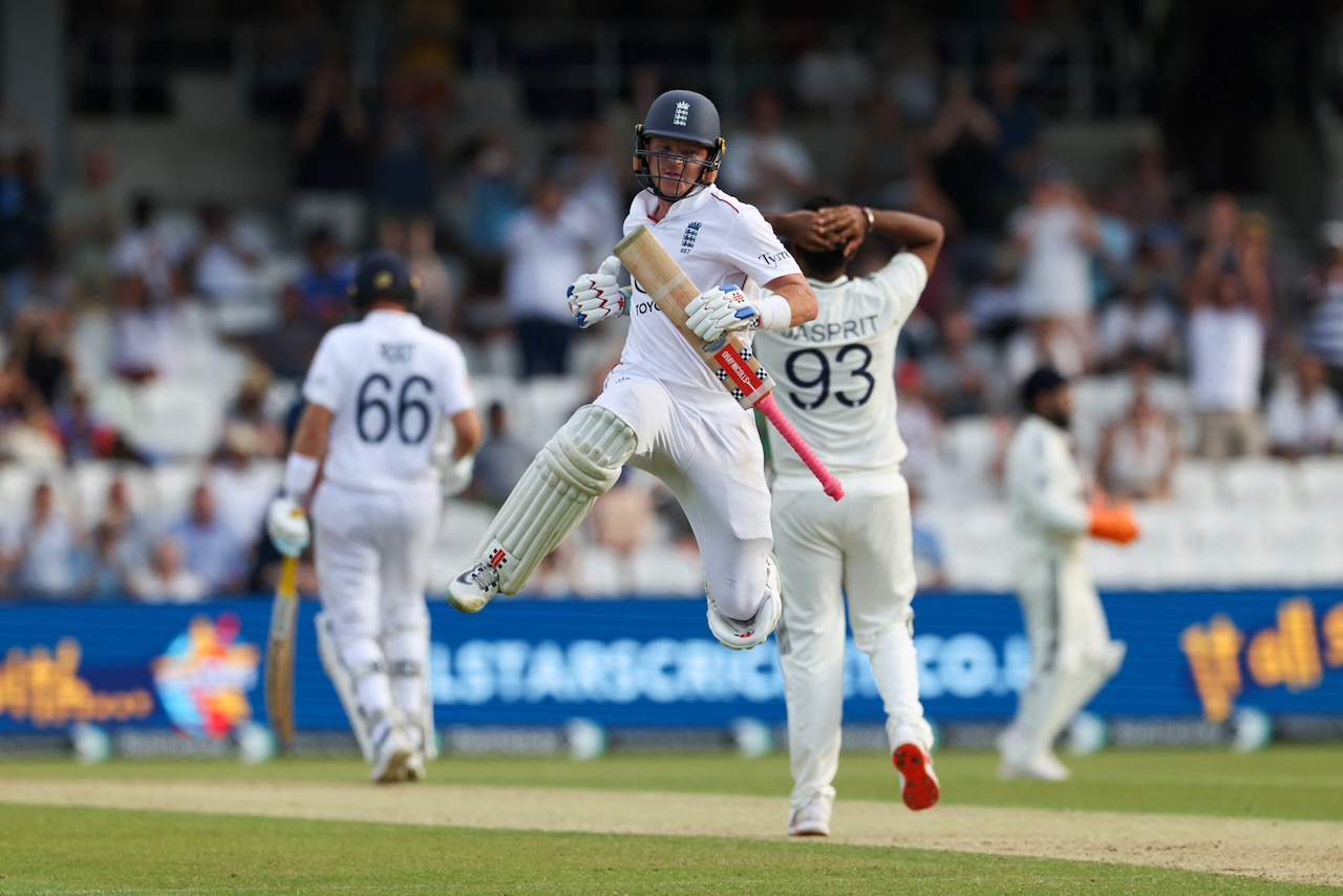 Hundred hero Pope answers England's prayers as Bumrah strikes in first ...