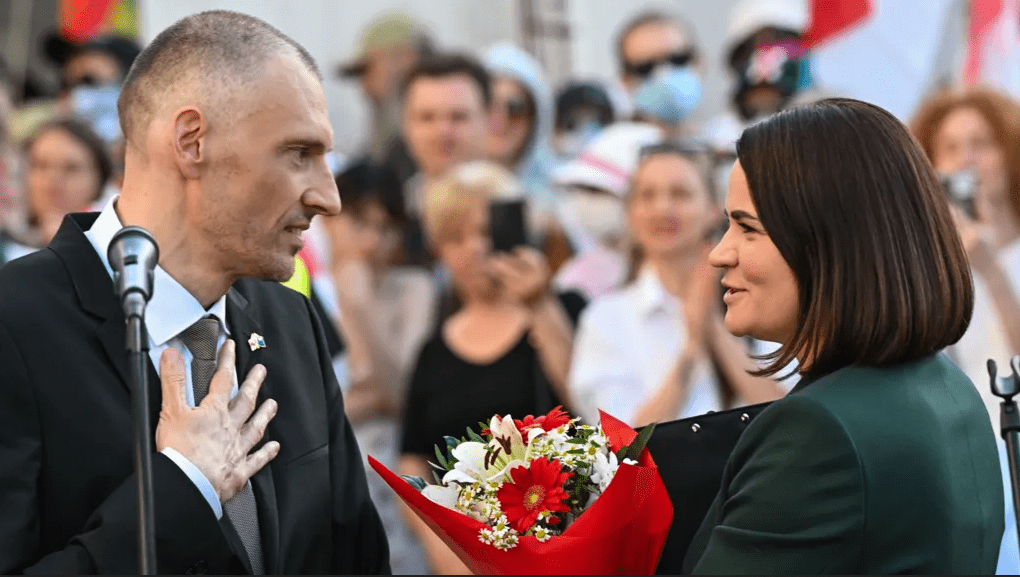 After five years in Belarus jail, opposition figure Tikhanovsky says he ...