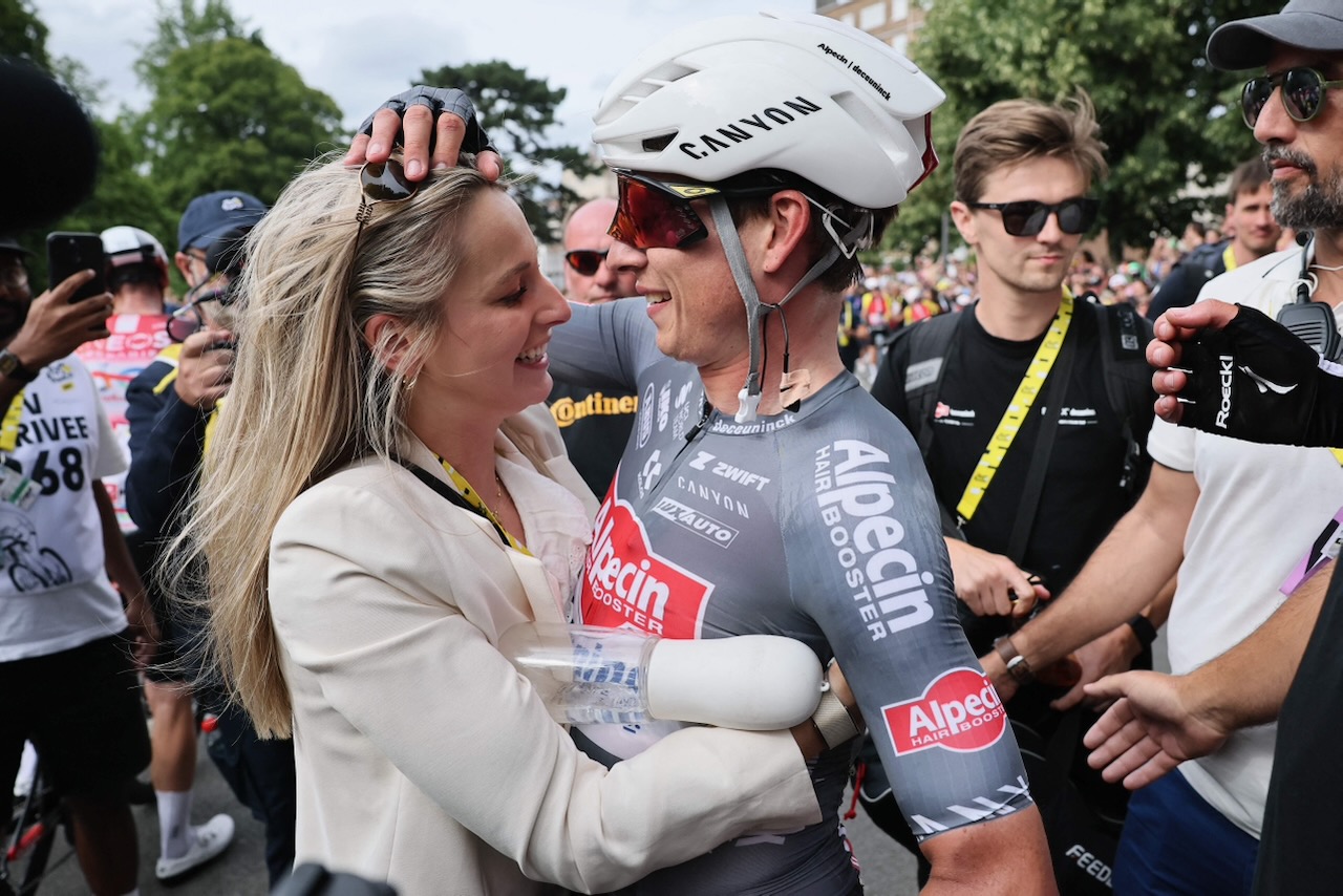 Philipsen wins windy Tour de France opener as Evenepoel trapped in ...